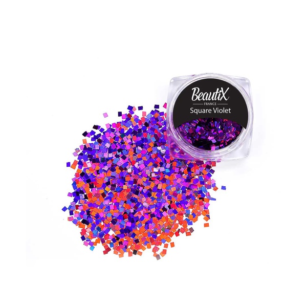 Beautix Стразы Square, Violet купить с доставкой