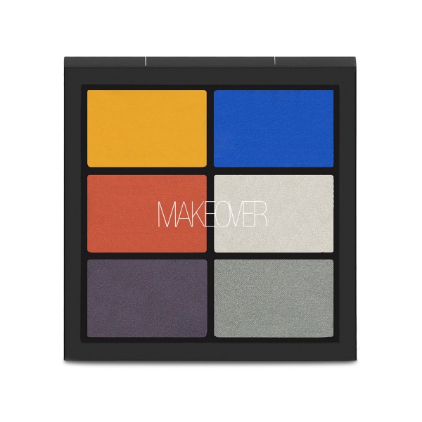 Makeover Paris Палетка теней для век Pro Eyeshadow, 6 оттенков, Love In ...