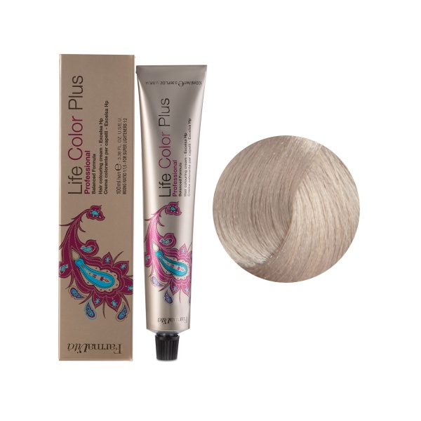 Farmavita Стойкая крем-краска Life Color Plus, 10.12 платиновый блондин ...